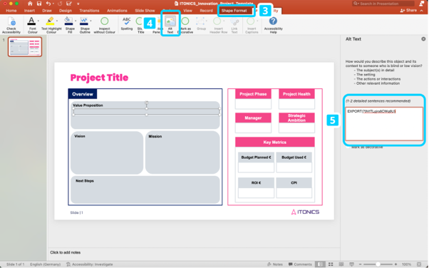 2️⃣ Configure the PPT Export Templates